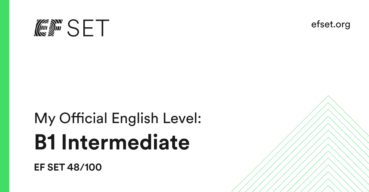 Official EF SET Certificate | Franklin Martinez Lucas