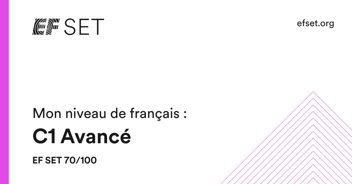 Official EF SET Certificate | Parfait SHEMA