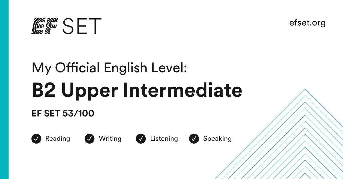 Official EF SET Certificate | Jacqueline Madrigal Jimenez