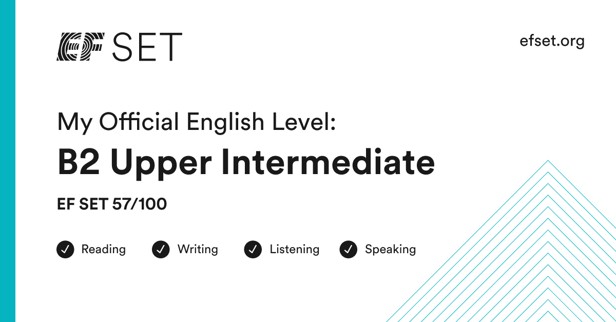 Official EF SET Certificate | Karen Michell Garcia Rivera